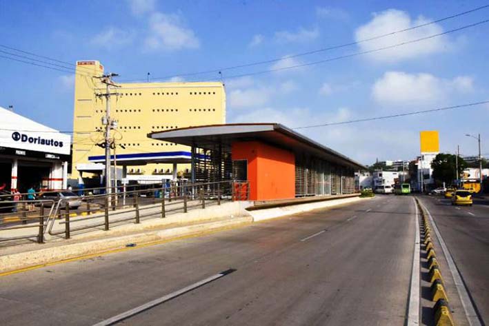 En cuatro meses estarán funcionando todas las estaciones de Transcaribe