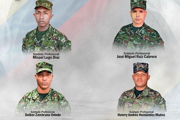 Libres cuatro soldados que fueron secuestrados por el Eln