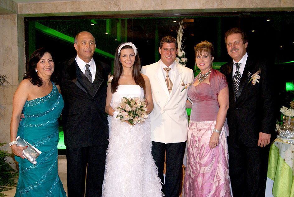 Matrimonio de Ramón Jesurum Saade y Laura Abisambra Zúñiga