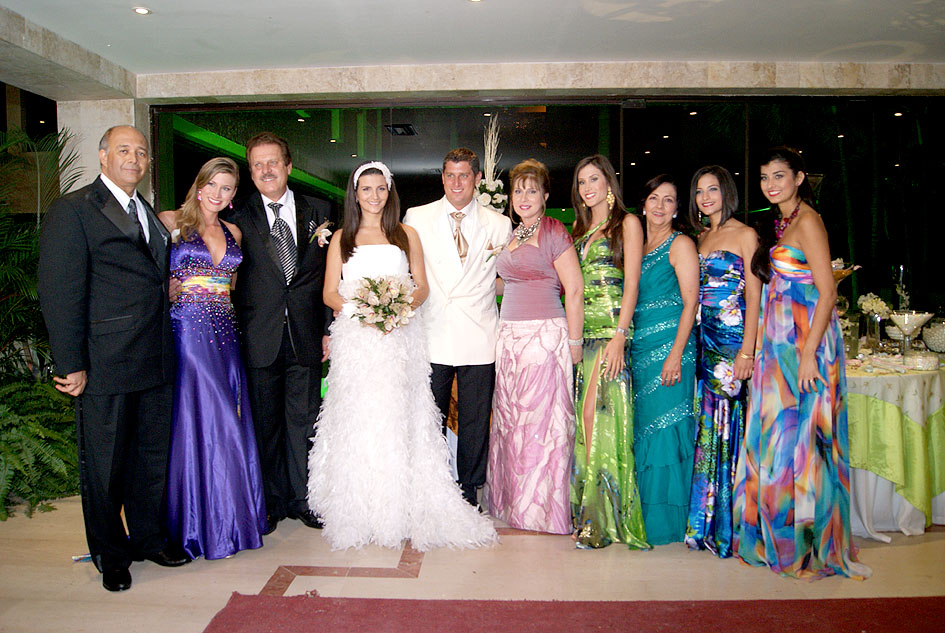 Matrimonio de Ramón Jesurum Saade y Laura Abisambra Zúñiga