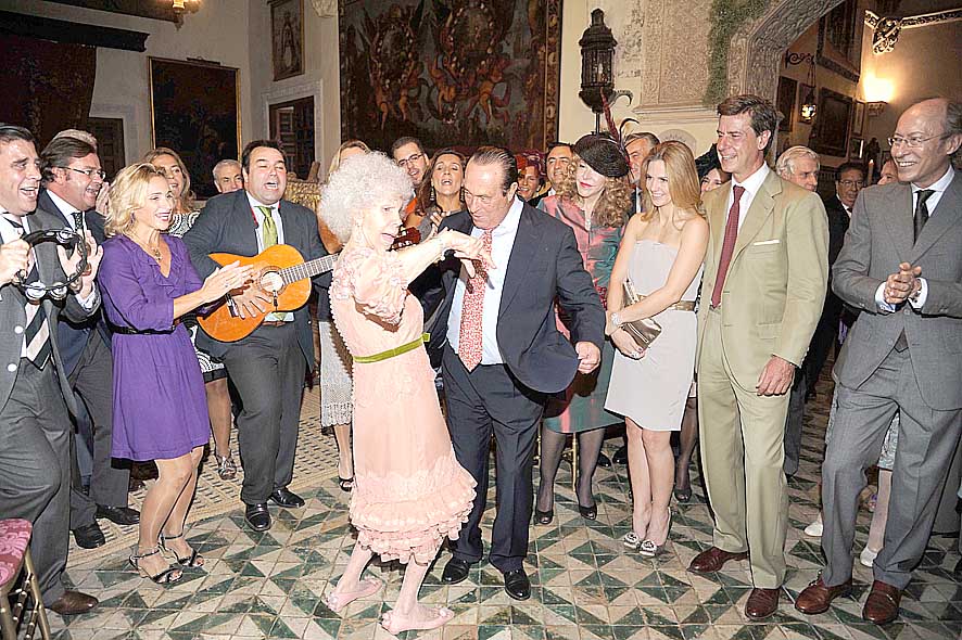 La duquesa de Alba se gozó su ceremonia de boda