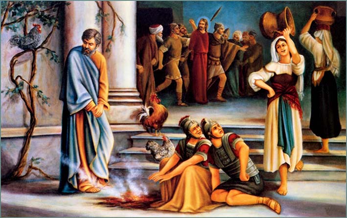 Jesús anticipa a sus discipulos la traición de Judas y las negaciones ...